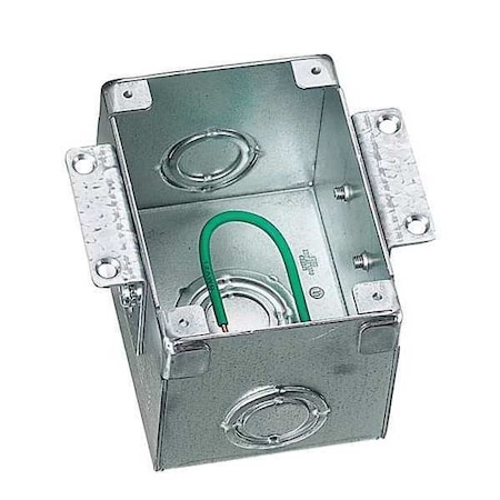 Hubbell Wiring Device-Kellems Floor Box Cover, Rectangular, 2-Gang ...