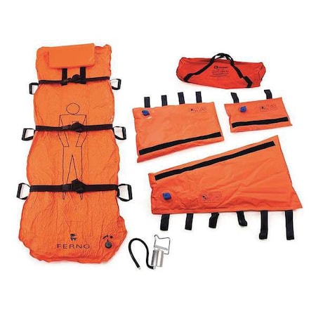 Ferno Vacuum Splint Assortment, Orange AS 190 | Zoro.com