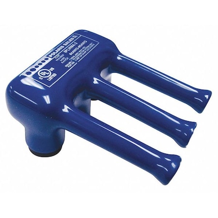 Polaris Insulated Multitap Connector, 2.63 In. L IPL3/0-3B | Zoro.com