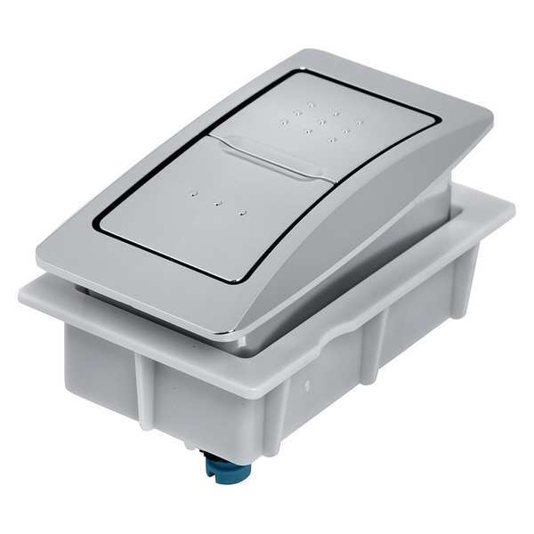 American Standard Rectangle Push Button, Plastic/Metal 7381092-200 ...