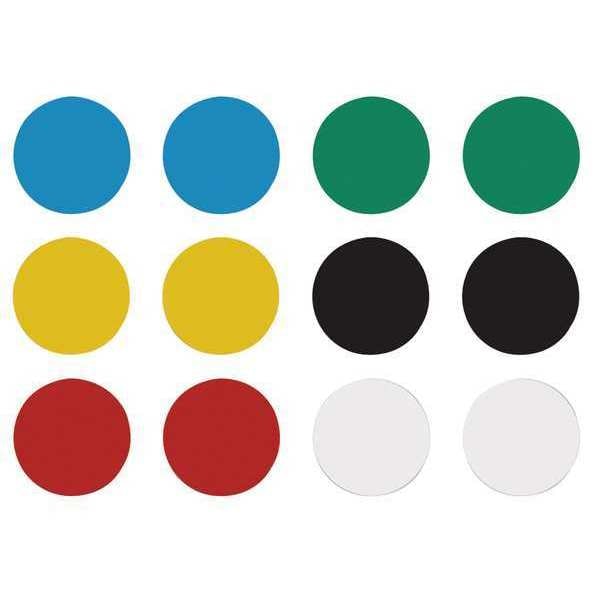 Magna Visual High Strength Magnets, PK12 HEM-12 | Zoro.com