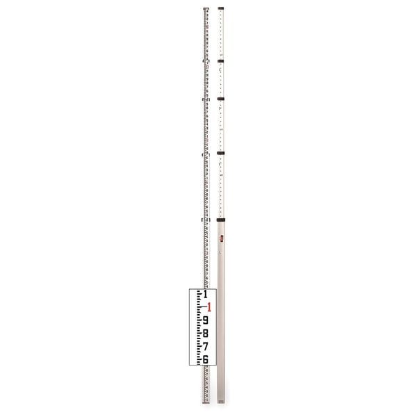Cst/Berger Leveling Rod, Aluminum, 16 Ft 06-816 | Zoro.com