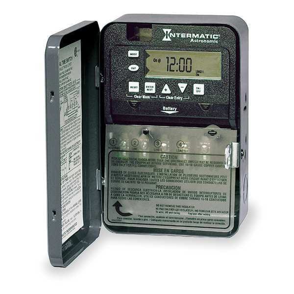 Intermatic Electronic Timer, Astro 7 Days, SPST ET8015C | Zoro.com